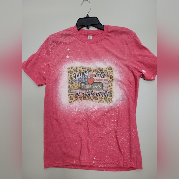Gildan | Tops | New Bleached Sublimated Tshirt Fancy Like Applebees ...